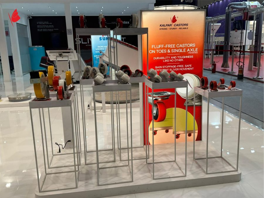 Kalpar Castors shine at ITMA 2023: Transforming Sliver Movement with ...