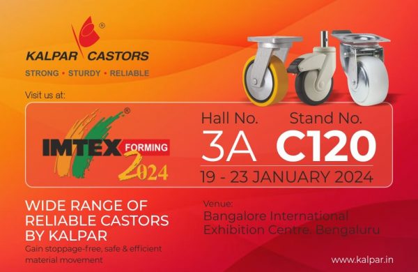 Kalpar Castors Exhibit at IMTEX 2024 | Kalpar Castors