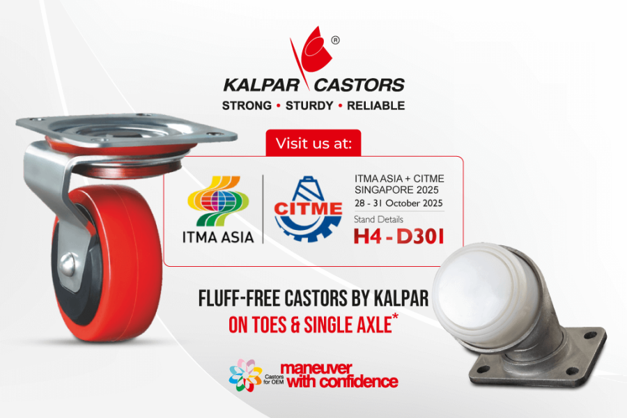Kalpar Castors at ITMA ASIA + CITME Singapore 2025 | Kalpar Castors